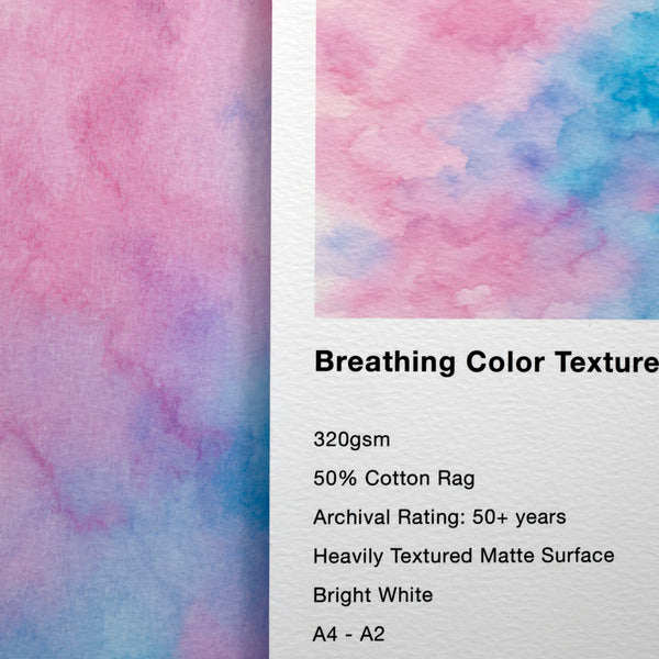 Breathing Color Textured Matte | UNFRAMED - Artist Services