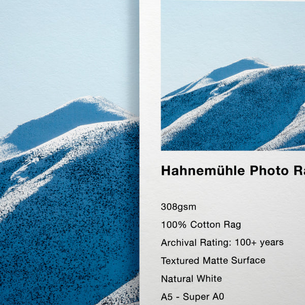 Hahnemuhle Photo Rag | UNFRAMED - Artist Services